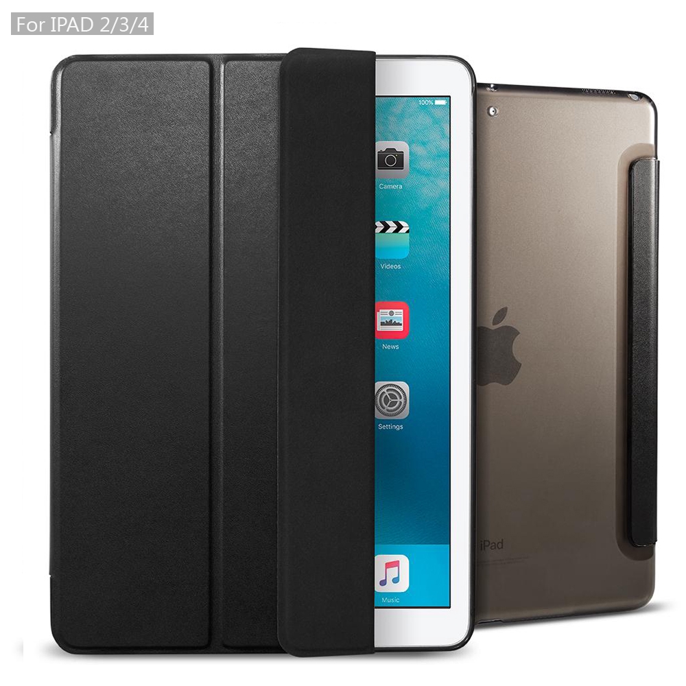 เคสไอแพด 2,3,4 iPad 2,3,4 Magnetic Smart Cover and Hard Back Case ...