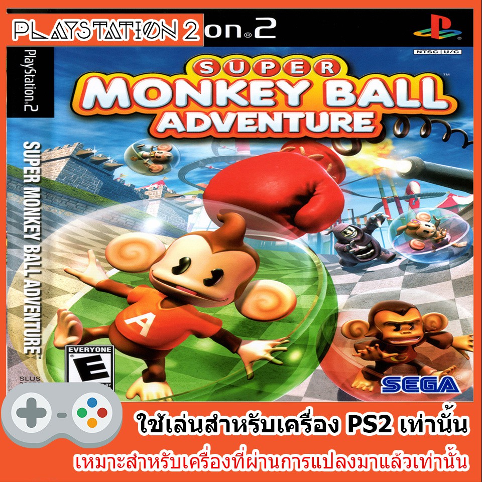 แผ่นเกมส์ PS2 - Super Monkey Ball Adventure | Shopee Thailand
