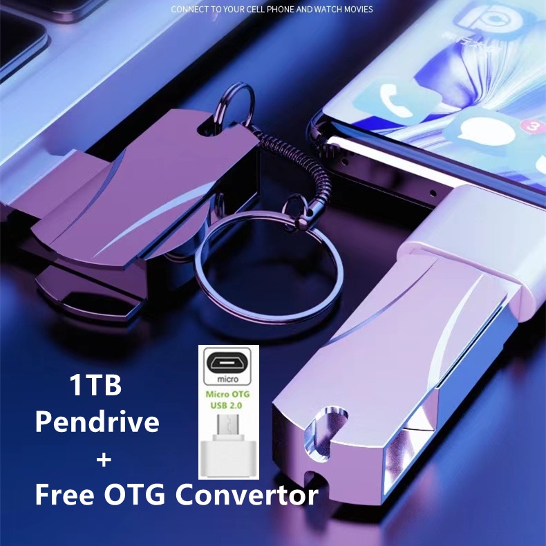 แฟลชไดร์ฟ 1TB Portable Metal USB Flash Drive | Shopee Thailand