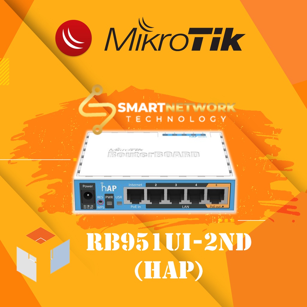 Mikrotik RB951Ui-2nD (hAP ) | Shopee Thailand