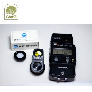เครื่องวัดแสงMINOLTA Flash Meter IV Light Meter & View Finder 5° &Flat ...