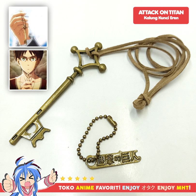 สร้อยคอ Shingeki no Kyojin - Attack on Titan Eren Yeager Jaeger Key ...