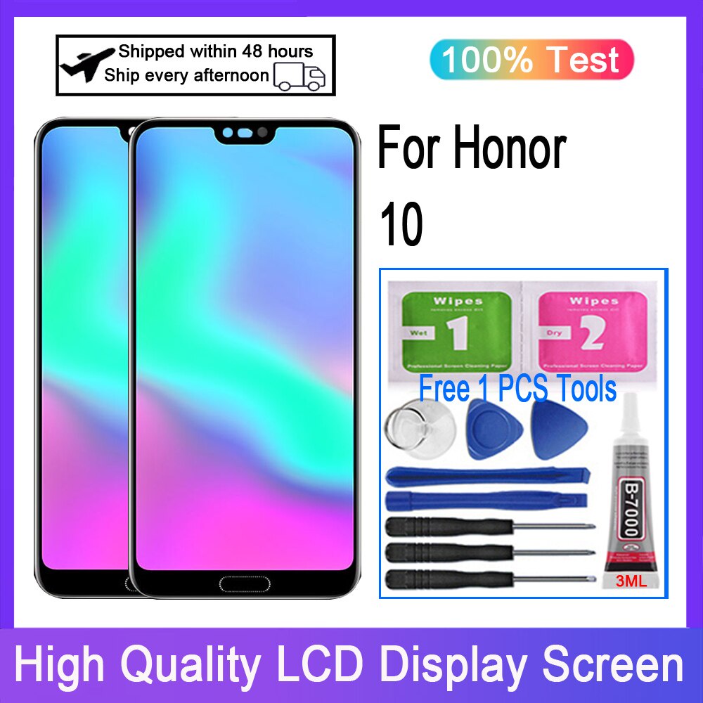 สําหรับ Honor 10 COL-L29 จอแสดงผล LCD Touch Screen Digitizer เปลี่ยน ...