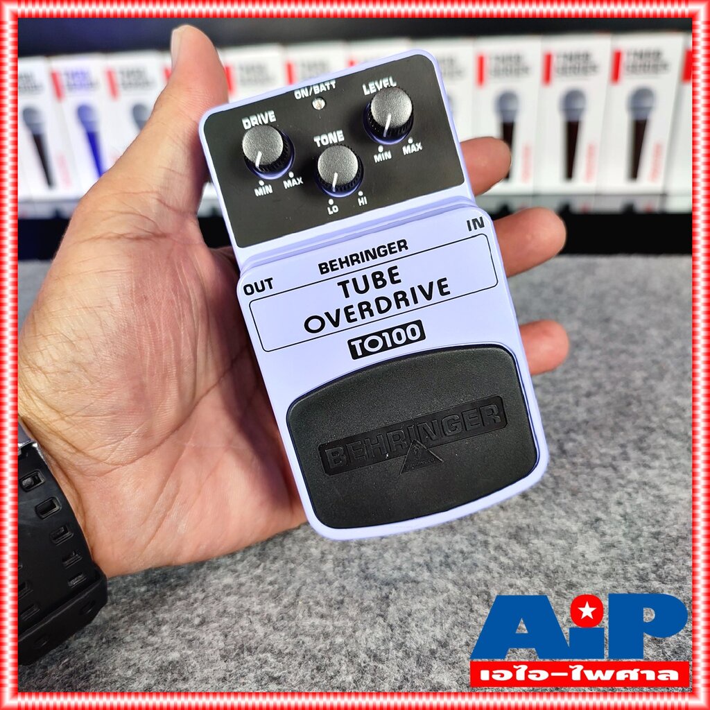 BEHRINGER TO100 เอฟเฟคกีต้าร์ ทำให้เสียงแตก Tube Overdrive TO-100 TO ...