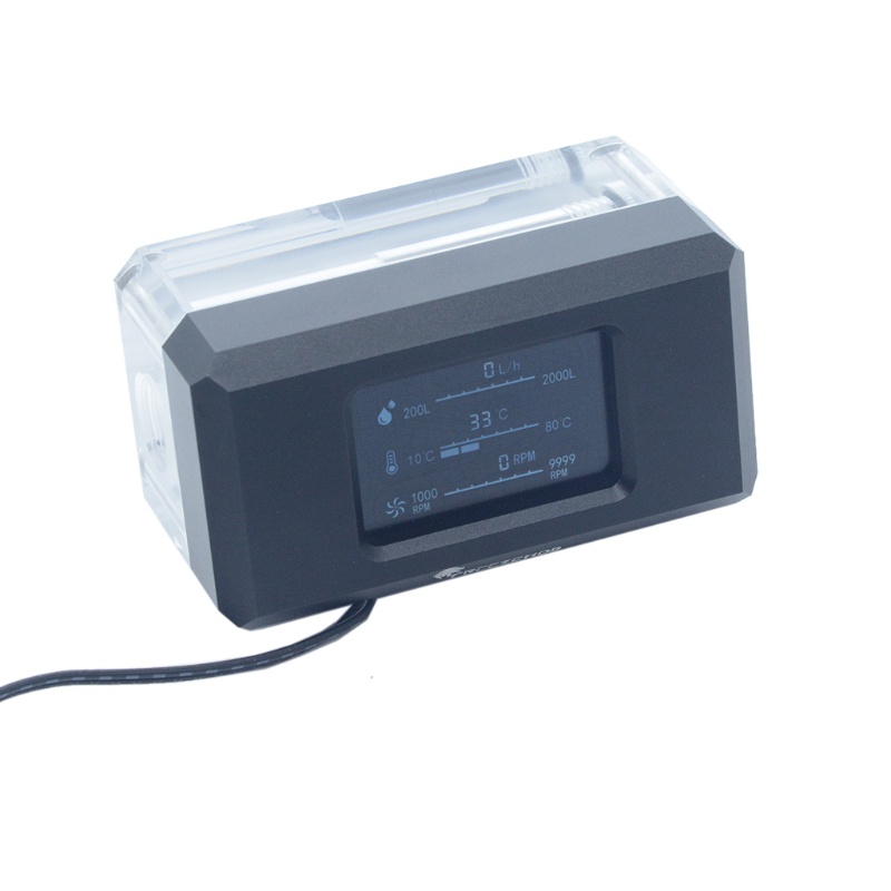 Love คอมพิวเตอร ์ Water Cooling Flow Meter Flow Indicator LED Flow Rate ...