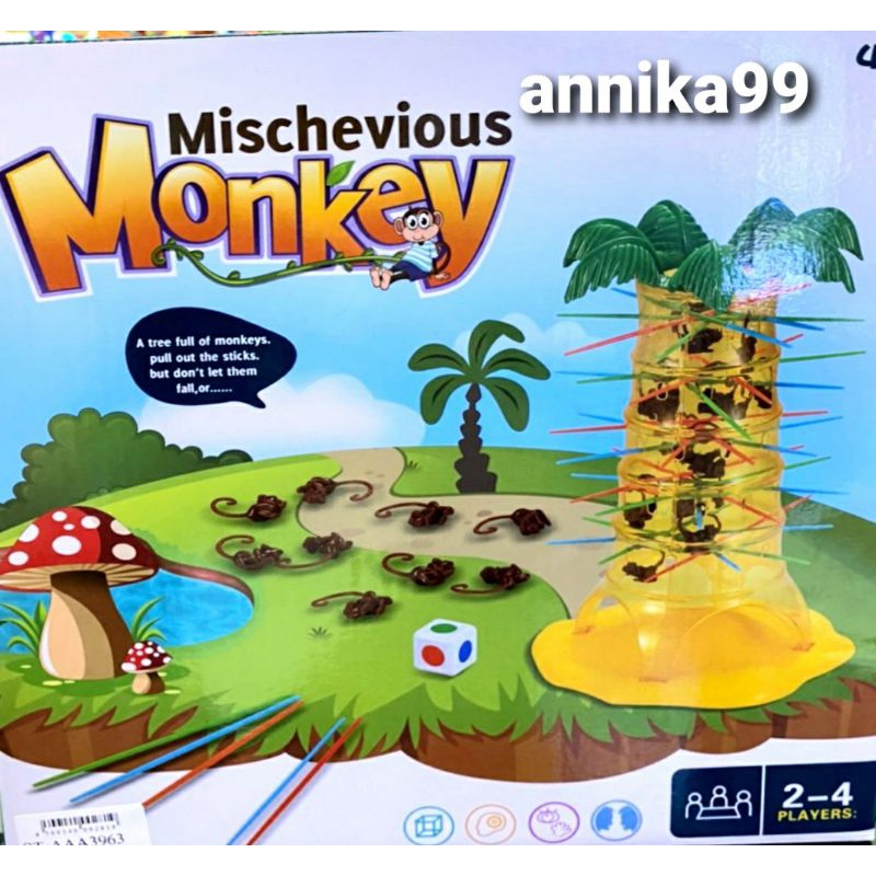 Tumbling Monkeys เกมลิงจ๋อปีนต้นไม้ เกมลิงตกต้นไม้ | Shopee Thailand