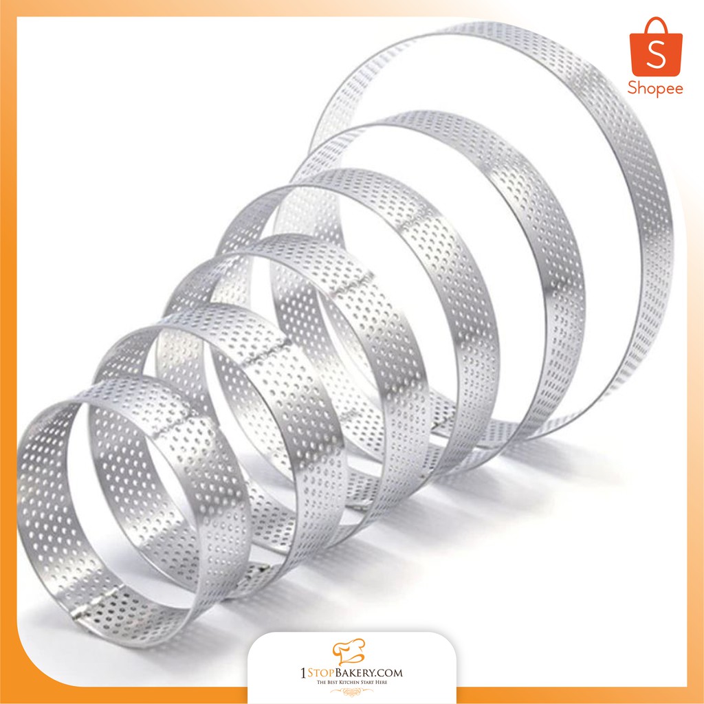 Round Ring Tart Perforate / พิมพ์ทาร์ต (ราคาต่อ 1 ชิ้น) | Shopee Thailand