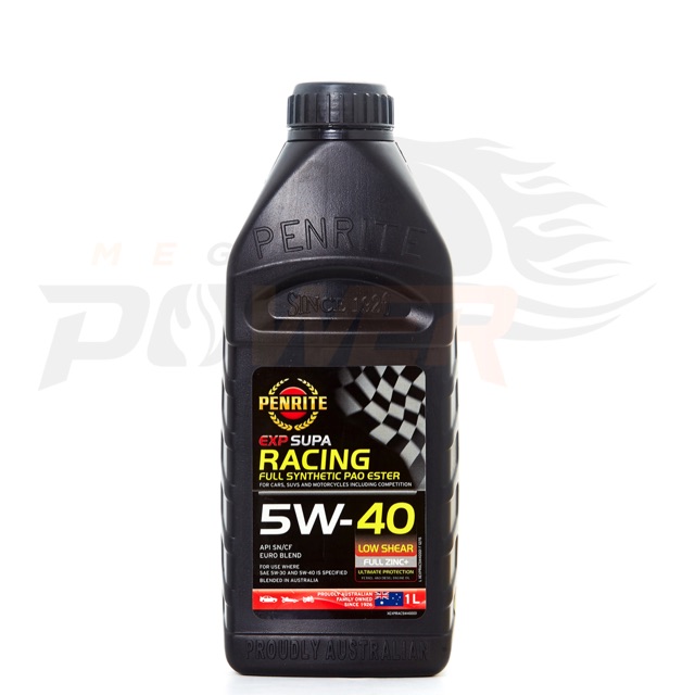 **ฟรีกรองตรงรุ่น** น้ำมันเครื่อง PENRITE EXP SUPA RACING 5W-40 100% PAO ...