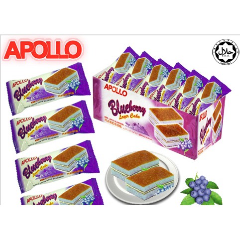 รส บลูเบอรี่ Apollo blueberry layer cake | Shopee Thailand