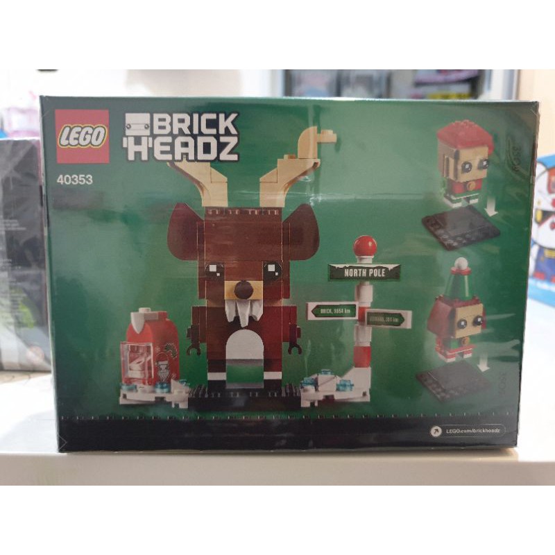 LEGO 40353 BRiCKHeadZ [(85)REINDEER + (86)ELF + (87)ELFIE] ของใหม่แท้ ...