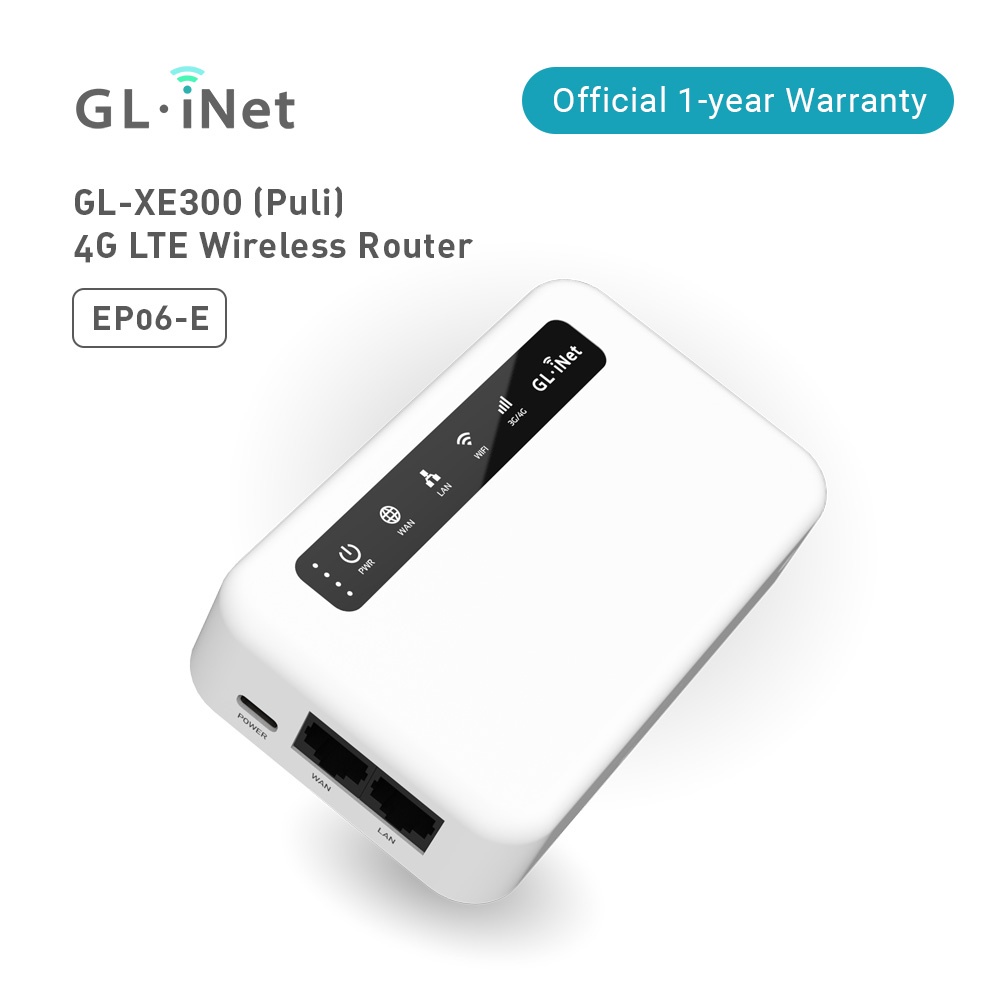 Gl.inet Gl-XE300 (Puli) 4G Lte Industrial Iot Gateway, รองรับ T-Mobile, Router/Access Point ...