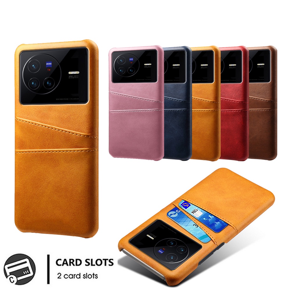 Vivo X80 Pro X Note X70 Pro Plus X50E หรูหรา บาง ช่องใส่บัตร กระเป๋า ...