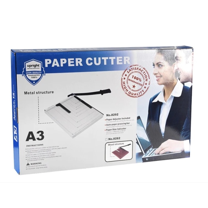 แท่นตัดกระดาษ Paper cutter A3 รุ่น 8282 (มีภาพจริง) | Shopee Thailand