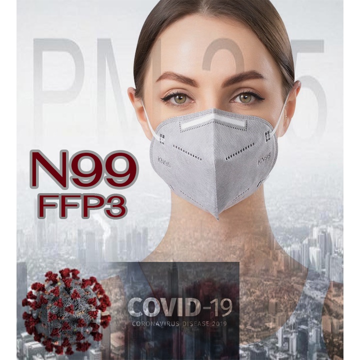 N99 แท้ กรอง6ชั้น 20 ชิ้น N99 PPF3 NR 6 Filters หน้ากากอนามัย ป้องกันฝุ่น PM2.5 ป้องกันเชื้อ ...