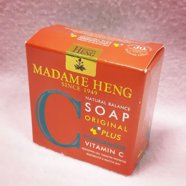 Madame Heng Soap Original Plus Pomegranate & Vitamin C สบู่ ทับทิม ...