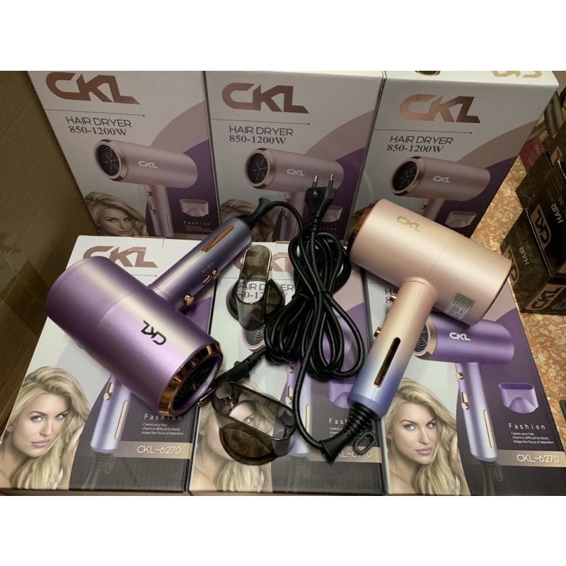 ไดร์เป่าผม ลมเเรง CKL-6270 สวยงาม เเข็งเเรง ทนทาน | Shopee Thailand