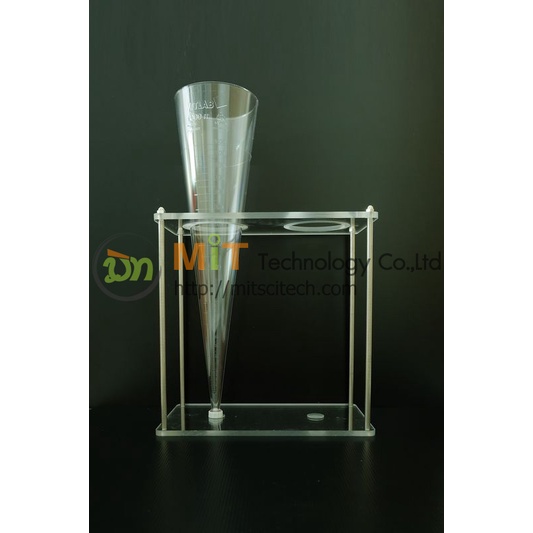 Imhoff Cone, Plastic 1000ML Imhoff Cone Stand, Stainless 2 Holes กรวยอ ...