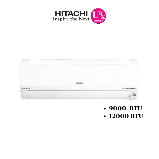 HITACHI เครื่องปรับอากาศ รุ่น RAS-KH10CLT , RAS-KH13CLT ขนาด 9,000/12,500 BTU INVERTER | Shopee ...