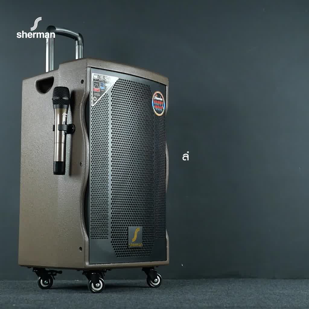 Sherman ลำโพงอเนกประสงค์ ขนาด 12 นิ้ว รุ่น APS-166 | Shopee Thailand