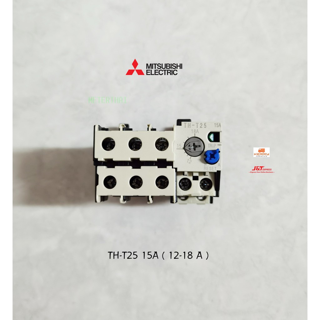 MITSUBISHI Overload Relay TH-T25 15A ( 12-18A ) ใช้กับ S-T21, S-T25 ...