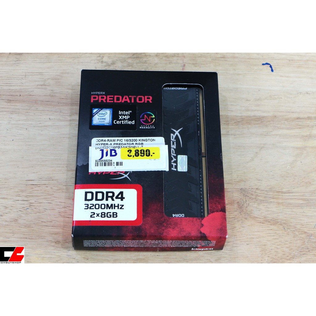 RAM DDR4 KINGSTON HYPER x PREDATOR RGB 16GB(8x2) / 3200 / 16CHIP / LT ...