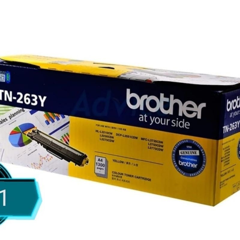 หมึก พิมพ์ BROTHER TN-263BK#TN263 #ปริ้นเตอร์ | Shopee Thailand