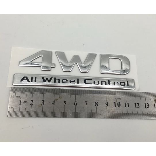 โลโก้สติกเกอร์ มิตซูบิชิ ขับเคลื่อน สี่ล้อ ติดด้านหลัง 4WD all wheel ...