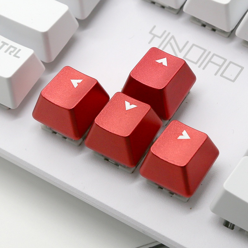 Aluminum Alloy-Arrow-WASD-ESC Keycap Artisan Metal Custom Keycaps for ...