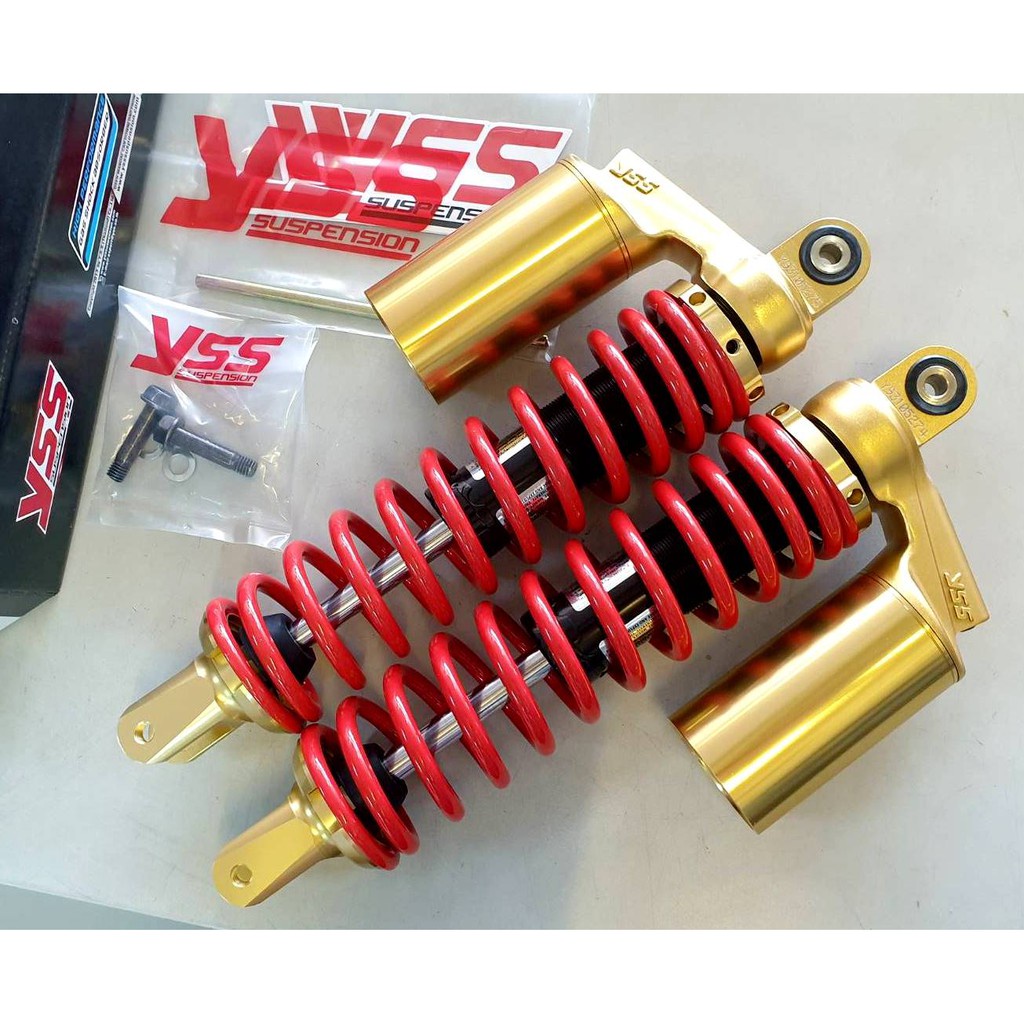 โช๊คหลัง YSS BLACK/RED/GOLD AEROX 155'17> | Shopee Thailand