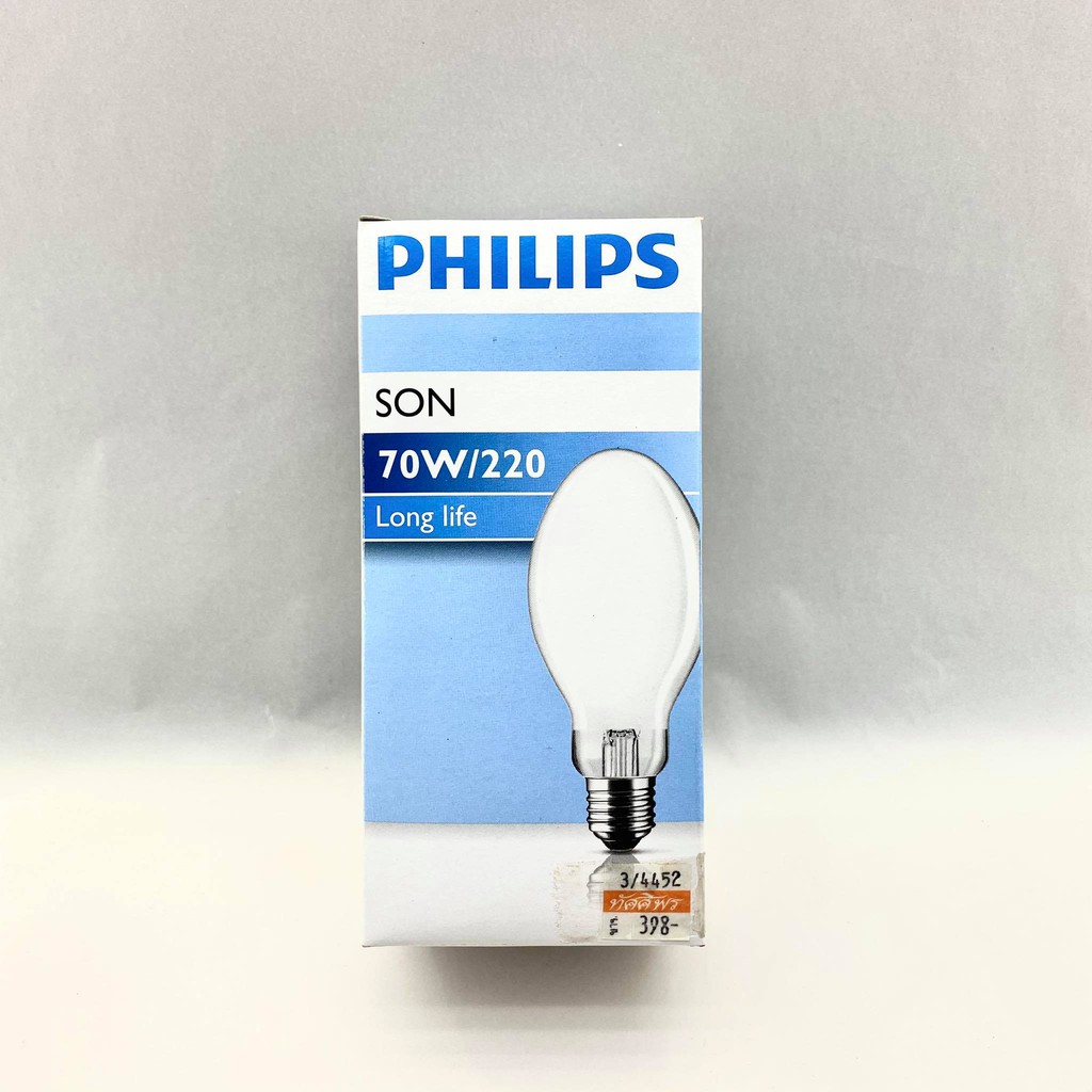 Philips SON 70W/220 E27 Long life หลอดโซเดียมความดันสูง SON 70W ขั้ว ...