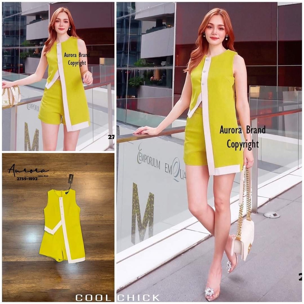 ป้าย Aurora Setเสื้อสีสันสดใส ผ้าดีทรงสวยค่ะ ผ้าหนานุ่มทุกการสัมผัส งานมีเทคเจอร์ในตัว | Shopee ...