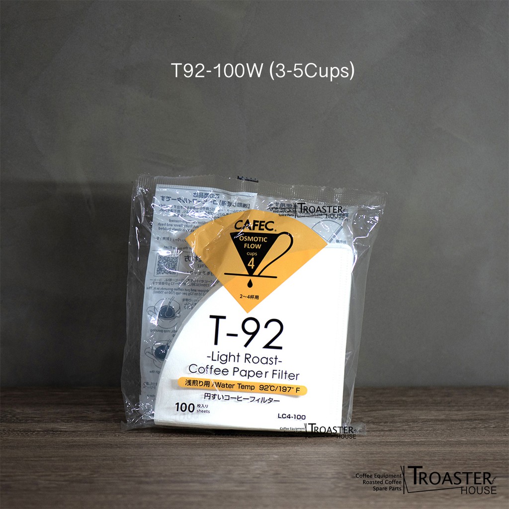 CAFEC T-92 Light Roast Specialty Filter T92 Size 01 02 V60 | Pour Over ...