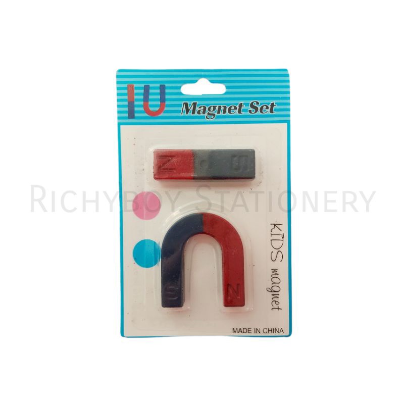 Magnet Set แม่เหล็กเกือกม้า+แท่ง, แม่เหล็กแท่งคู่ แบบแผง | Shopee Thailand