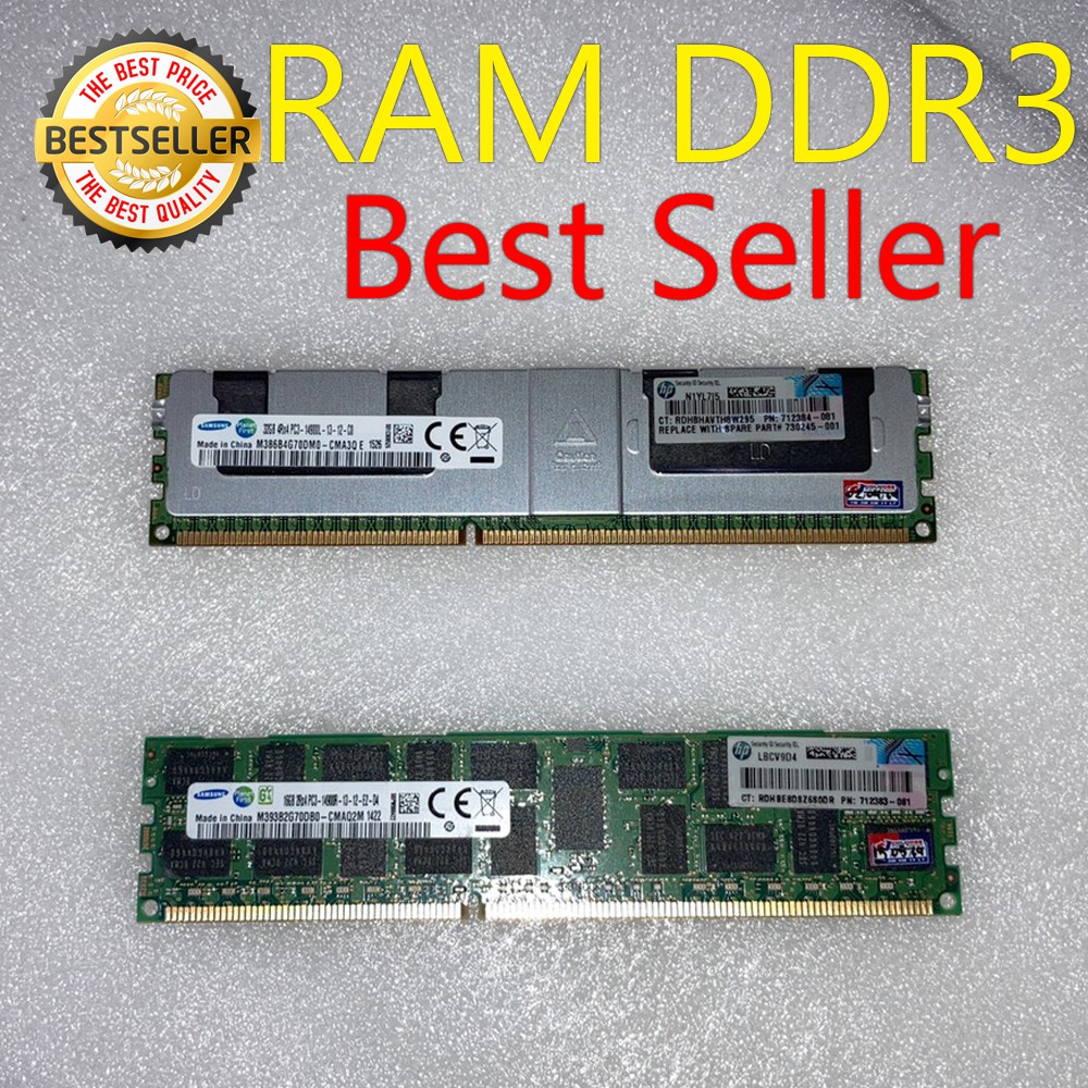 (ส่งฟรี) RAM Memory DDR3 ECC สำหรับ Dell Server R320 R410 R420 R520 ...
