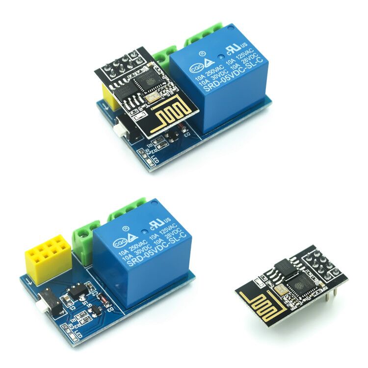 Esp8266 Esp-01S 5V โมดูลรีเลย์อินเตอร์เน็ตไร้สายควบคุมระยะไกล App Esp01 ...