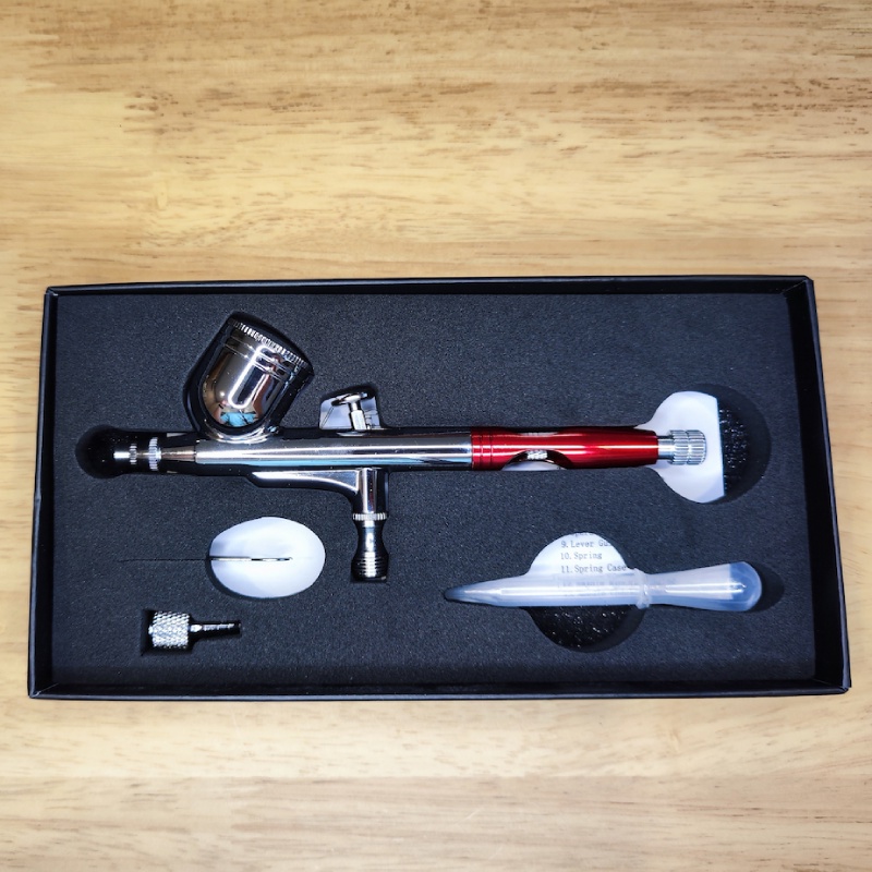 🚨มีส่งด่วน🚨Airbrush แอร์บรัช HS-130 ไก 2 จังหวะ ขนาด 0.3, 0.5mm ...