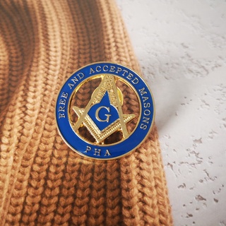 เข็มกลัด Masonic Lapel Pins Mason Freemason BLM8 PHA | Shopee Thailand