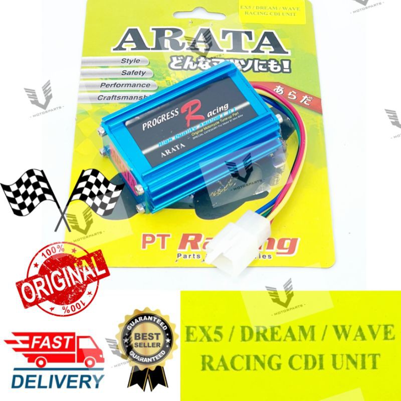 Ex5 / EX5Dream / Wave100 Arata Racing CDI Unit Progress Racing อนาล็อก CDI คุณภาพสูง | Shopee ...