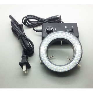 ชุดหลอดไฟวงแหวน LED Ring Light Microscope LED Ring Light Illuminator 56 ...