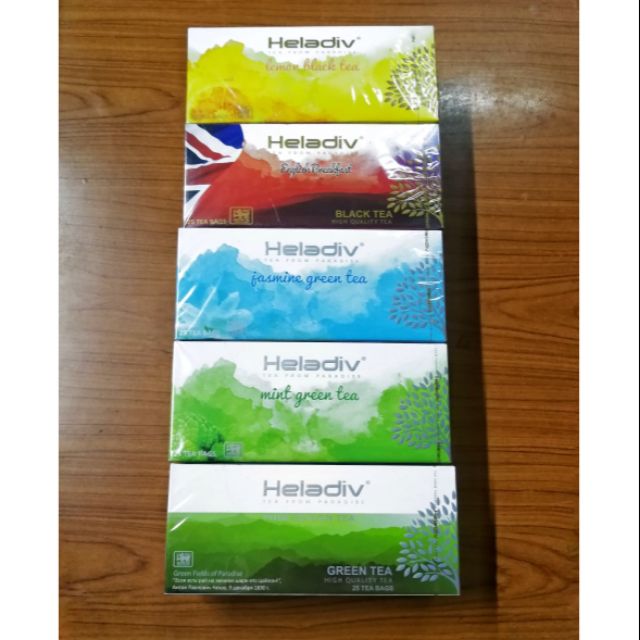 ชา Heladiv ศรีลังกา Lemon Black Tea, English Breakfast, Jasmine Green ...