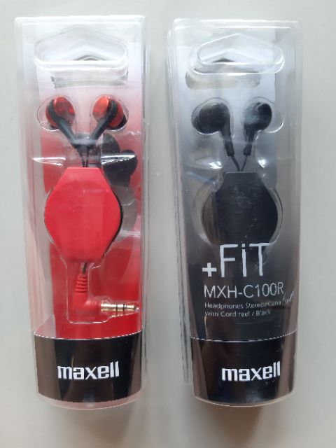หูฟัง Maxell รุ่น +FiT MXH-C100R | Shopee Thailand