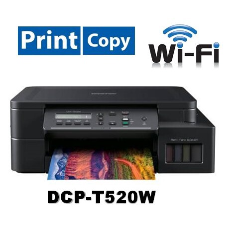 Brother เครื่องพิม DCP-T520 3-in-1: Prin / Copy / Scan/Wifi ทางร้านเติม ...