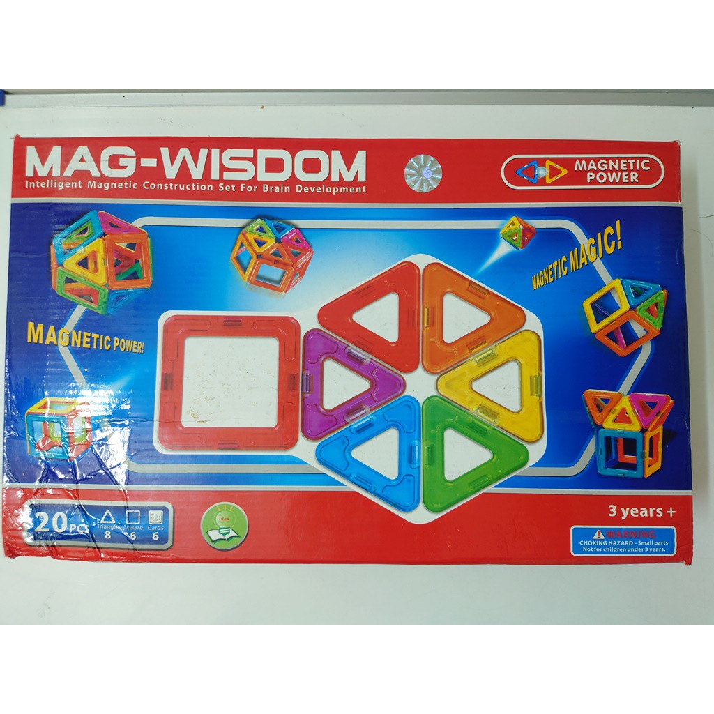 Mag-Wisdom ตัวต่อแม่เหล็ก | Shopee Thailand