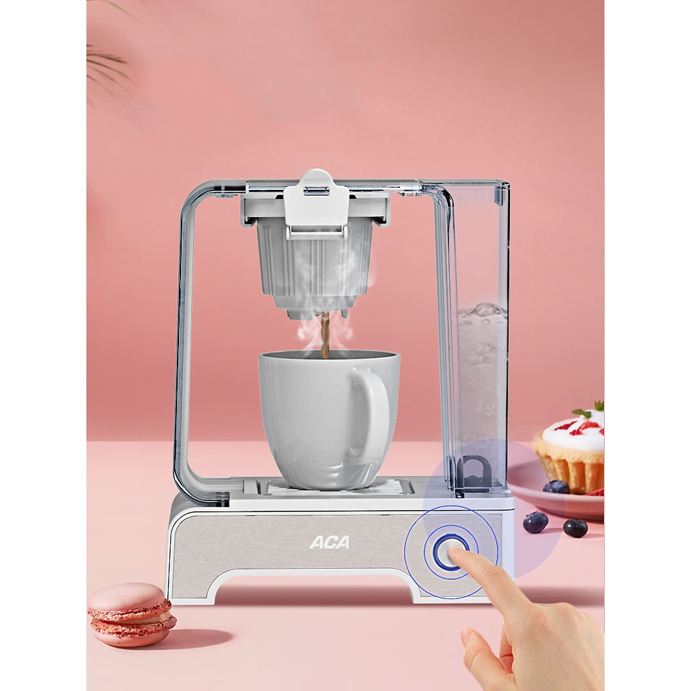 เครื่องชงกาแฟอัตโนมัติ เครื่องทำกาแฟ ACA Coffee Maker Home Full ...