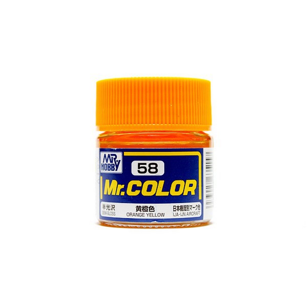 Mr.Hobby Mr.Color C58 Orange Yellow Semi-Gloss (10ml) 4973028635157 (สี ...