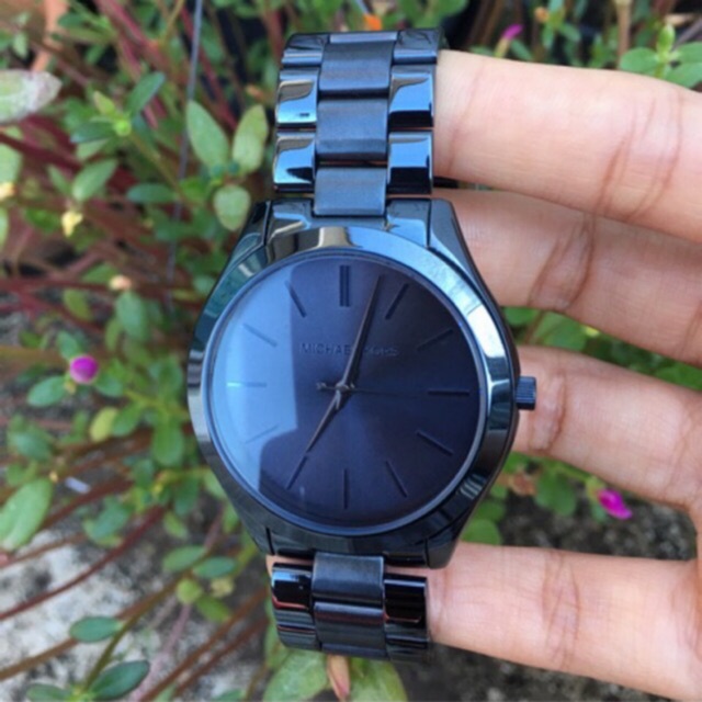 MK mk3419 case 40 mm. สีเนฟวี่บลู เรียบๆ แต่หรูมาก สวย แนะนำว่าต้องมี ...