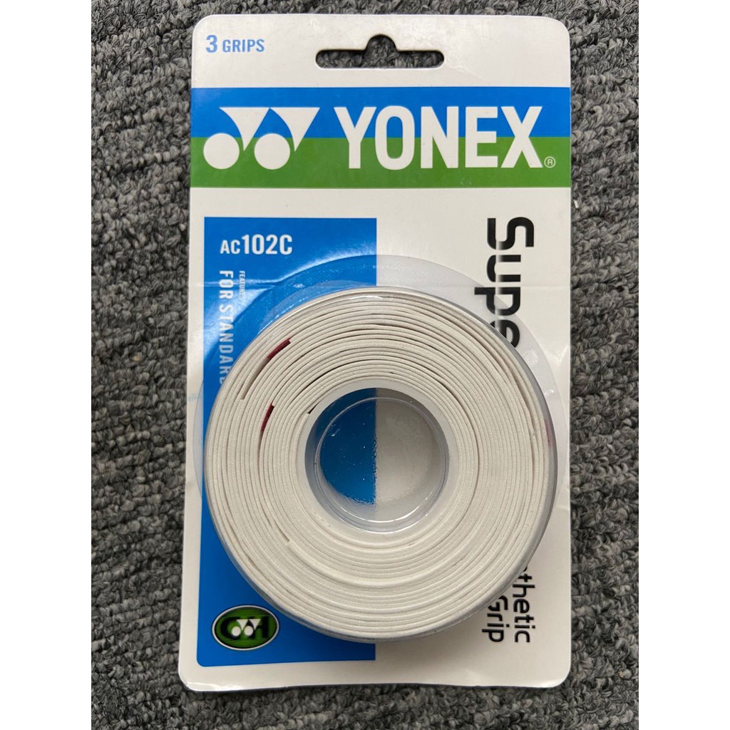 【พร้อมส่ง】Yonex Grip AC102EX AC102C (3 ชิ้นใน 1 ม้วน / แพ็ก) ด้ามจับไม้ ...