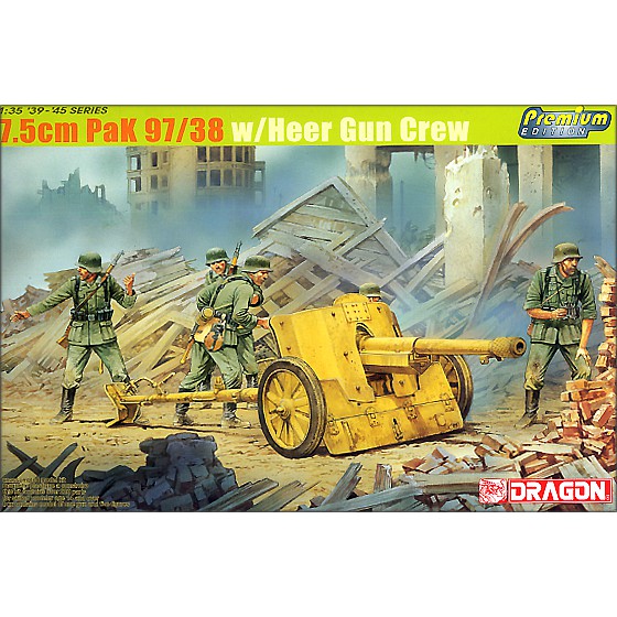 โมเดลประกอบ Dragon Model 1/35 DRA6445 7.5 CM PAK 97/38 W/HEER GUN CREW ...