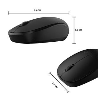 METOO รุ่น M1 Bluetooth Optical Mouse เมาส์ไร้สาย คลิกไร้เสียง (สีดำ ...