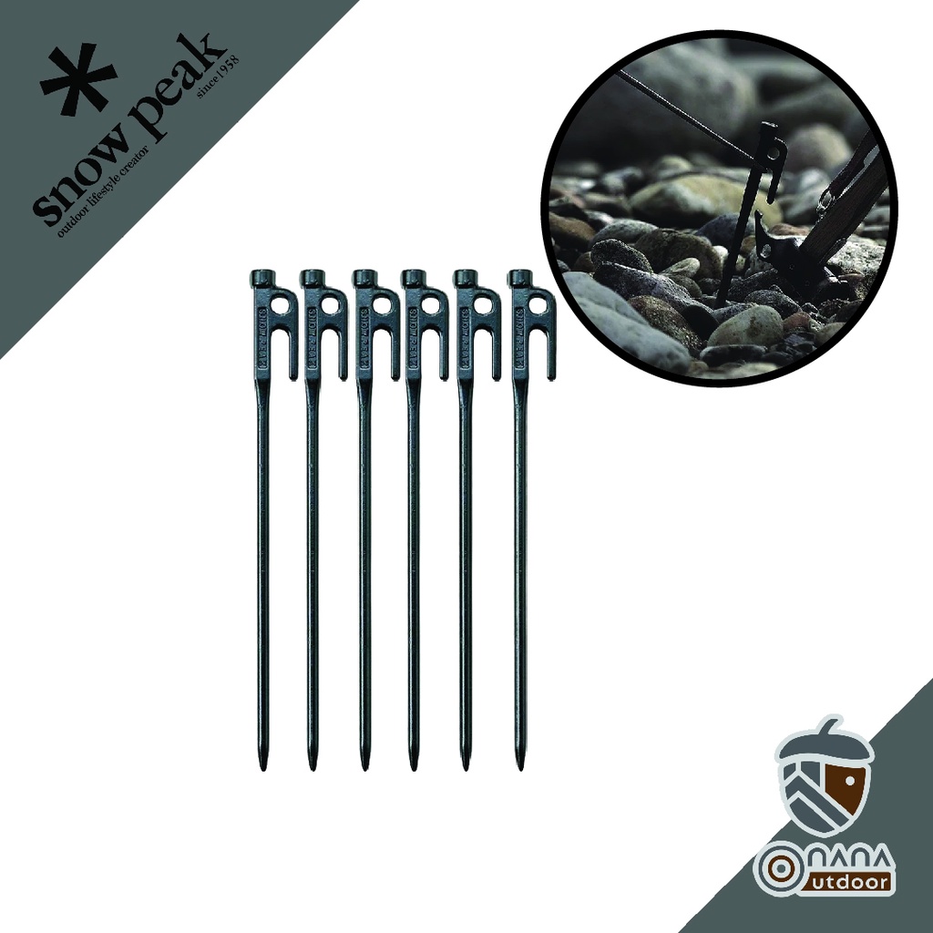 Snow peak Solid Stake 30 Pack (R-103-1) | Shopee Thailand